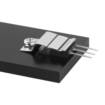 Extruded heatsinks for lock-in retaining spring by Fischer Elektronik ...