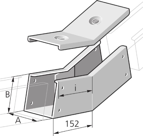 Industrial-Trunking, T Connection, Top Internal Access from PFLITSCH ...