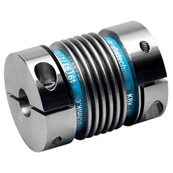 Bellow couplings / hub clamping, feather key DIN 6885 / bellows ...