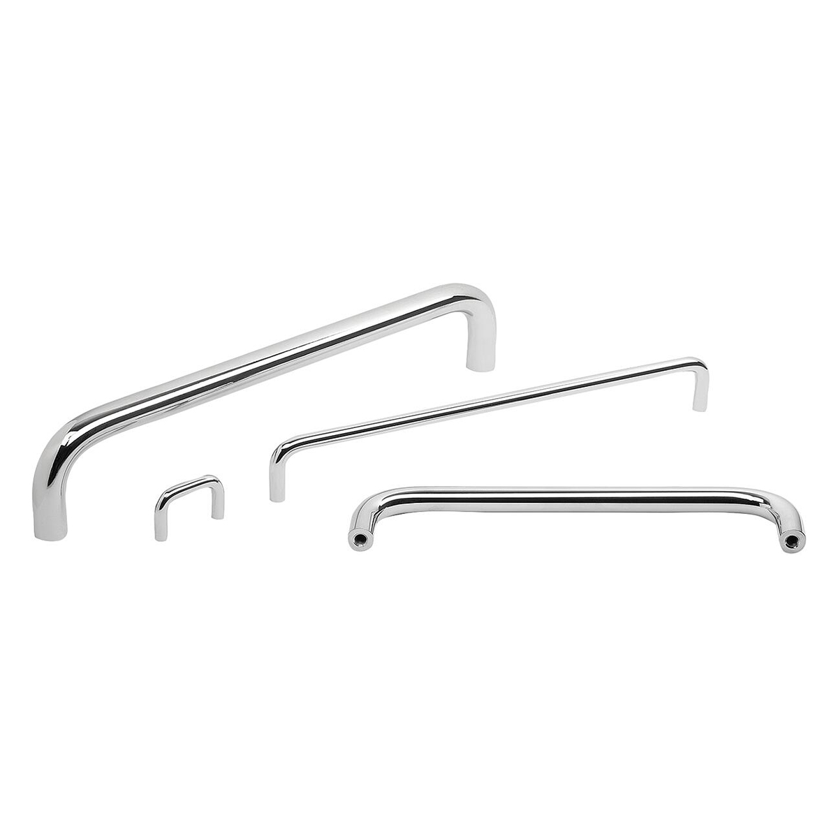 Stainless steel pull handles, round (06922) from NORELEM | MISUMI