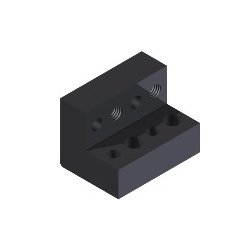 Configure and buy NAAMS L-Block - 4 Holes | MISUMI