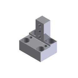 Threaded Stopper Blocks/L-Shaped/Lengthways Adjustable from MISUMI | MISUMI