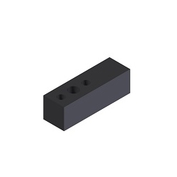 Threaded Stopper Blocks/L-Shaped/Widthways Adjustable from MISUMI | MISUMI