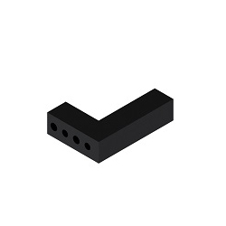 Threaded Stopper Blocks/L-Shaped/Lengthways Adjustable from MISUMI | MISUMI