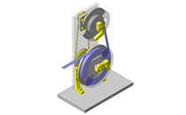 No.000127 Workpiece rotate and transfer mechanism | inCAD Library ...